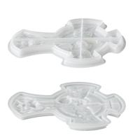 China Mike Angel Cross Tray Silicone Mold DIY Aromatherapy Gypsum Candle Storage Ornament Dish Dropping Mold for sale
