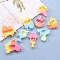 China DIY Crystal Drip Gel Flowing Sand Mold Unicorn Ice Cream Dessert Flow Sand Full Plate Silicone Mold for sale
