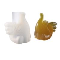 China Crystal Dropper Mold DIY Jewelry Ornament Q-version Elephant Highlight Three-dimensional Elephant Silicone Mold for sale