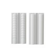 China Ins Wind String Round Bead Stripe Bar Candle Silicone Mold DIY Bar Candle Base Mold for sale