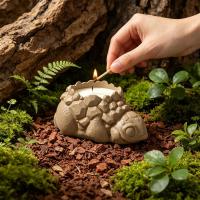 China Crystal Cluster Tortoise Shell Dragon Flower Pot Ornament Silicone Mold DIY Aromatherapy Gypsum Candle Cup Succulent Planter Mold for sale