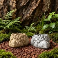 China Crystal Cluster Tortoise Shell Dragon Flower Pot Ornament Silicone Mold DIY Aromatherapy Gypsum Candle Cup Succulent Planter Mold for sale