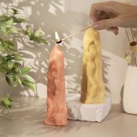 China DIY Fragrant Gypsum Mother Sculpture Portrait Candle Mold Abstract Character Fragrant Candle Ornament Silicone Mold for sale