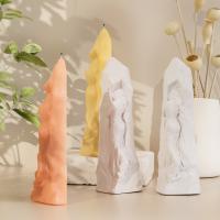 China DIY Fragrant Gypsum Mother Sculpture Portrait Candle Mold Abstract Character Fragrant Candle Ornament Silicone Mold for sale