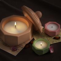 China DIY Crystal Drip Glue Square Mouth Octagonal Circular Storage Box Jar Gypsum Candle Cup Flowerpot Ornament Silicone Mold for sale