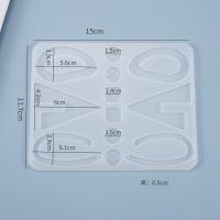 China DIY Drip Glue Mold Earhook Earnail Eardrop Multi Specification Earrings Homemade Jewelry Mirror Silicone Mold for sale