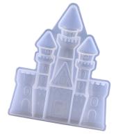 China DIY Crystal Dropper AB Glue Dreamy Gorgeous Castle Silicone Mold for sale
