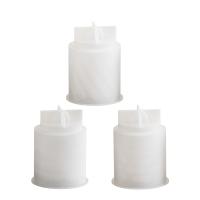 China Crystal Dropper Resin Circular Stripe Storage Can DIY Gypsum Candle Cup Container Silicone Mold for sale