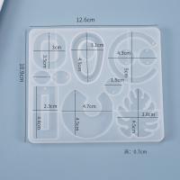 China DIY Drip Glue Mold Earring Pendant Homemade Jewelry Earnail Pendant Decorative Silicone Mold Wholesale for sale