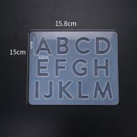 China DIY Crystal Dropper Mold, Whole Board Letter Decoration, Pinyin Handmade Jewelry, Silicone Mold for sale