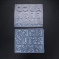 China DIY Crystal Dropper Mold, Whole Board Letter Decoration, Pinyin Handmade Jewelry, Silicone Mold for sale