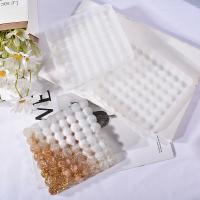 China DIY Resin Drip Magic Ball Air Cushion Plaster Pad Grinding Mold Round Bead Cup Pad Display Stand Hanging Tag Silicone Mold for sale