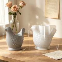 China Ins Dot Relief Bird Storage Can, Platform, Silicone Mold, DIY Aromatherapy Gypsum Candle Container, Base Mold for sale