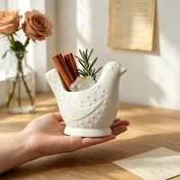 China Ins Dot Relief Bird Storage Can, Platform, Silicone Mold, DIY Aromatherapy Gypsum Candle Container, Base Mold for sale