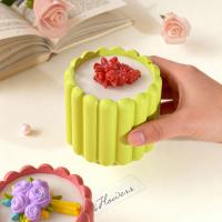 China Ins Dot Relief Bird Storage Can, Platform, Silicone Mold, DIY Aromatherapy Gypsum Candle Container, Base Mold for sale