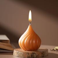 China DIY Garlic Head Candle Ornament Silicone Mold Aromatherapy Gypsum Resin Mirror Onion Head Dropping Mold for sale