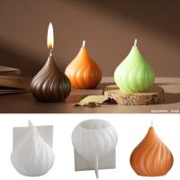 China DIY Garlic Head Candle Ornament Silicone Mold Aromatherapy Gypsum Resin Mirror Onion Head Dropping Mold for sale