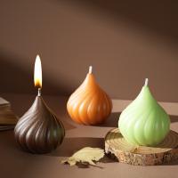 China DIY Garlic Head Candle Ornament Silicone Mold Aromatherapy Gypsum Resin Mirror Onion Head Dropping Mold for sale