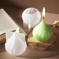 China DIY Garlic Head Candle Ornament Silicone Mold Aromatherapy Gypsum Resin Mirror Onion Head Dropping Mold for sale