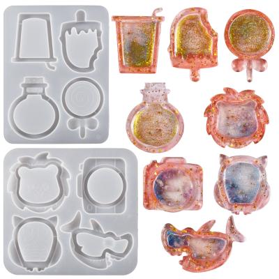 China DIY Crystal Dropper, Cola, Ice Cream, Quadruple Candy, Lion Camera, Shark, Quicksand Pendant, Silicone Mold for sale