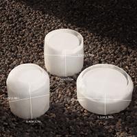 China Dropping Glue Circular Space Storage Box Storage Bowl, Moon Patterned Candle Cup, Aromatherapy Gypsum Silicone Mold for sale