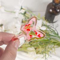 China DIY Crystal Dropping Gel Butterfly Bear Leaf Fan Drifting Sand Pendant Keychain Pendant Silicone Mold for sale