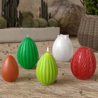 China Easter Egg Scented Candle Silicone Mold DIY Gypsum Scented Stone Oval Egg Shaped Candle Mold for sale