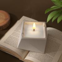 China Irregular Cut Square Flower Pot Storage Can Silicone Mold DIY Aromatherapy Candle Cup Dropping Mold for sale
