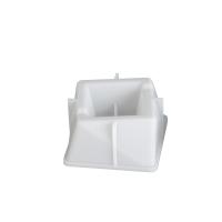 China Irregular Cut Square Flower Pot Storage Can Silicone Mold DIY Aromatherapy Candle Cup Dropping Mold for sale