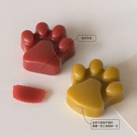 China Liulian Dog Claw Aromatherapy Candle Silicone Mold DIY Cake Cheese Chocolate Flip Sugar Mold for sale