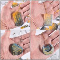 China Crystal Drip Glue DIY Resin Mold Father's Mother's Day Blessings Keychain Pendant Silicone Mold for sale