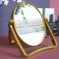 China DIY Crystal Dropping Mold Creative Elliptical Makeup Mirror Acrylic Lens Silicone Mold Wholesale for sale
