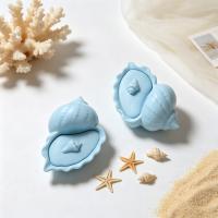 China Instagrammable Ocean-Inspired Seashell Storage Jar DIY Aroma Candle Cup Gypsum Figurine Silicone Mold for sale