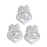 China Fragrance Stone Aromatherapy Christmas Festival Listing Silicone Mold DIY Noel Hope Love Gypsum Mold for sale
