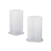 China Crystal Drip Glue Love Lace Column Silicone Grinding Tool DIY Gypsum Candle Table Silicone Mold for sale
