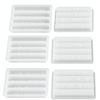 China Spanish English Letter Long Candle Silicone Mold DIY Aromatherapy Stick Wax Gypsum Decoration Mold for sale