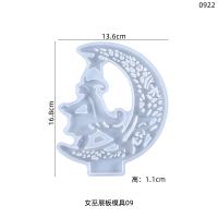 China DIY Crystal Dropping Glue Mold Funny Series Witch Exhibition Board Platform Decoration Silicone Mold Wholesale for sale