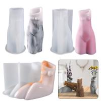 China DIY Crystal Dropper Vase Mold, Geometric Human Body Vase, Flower Arrangement Device, Table, Silicone Mold for sale