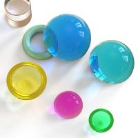 China DIY Crystal Dropper Mold, Semi-circular Sphere, Ice Grid, Table Decoration, Silicone Mold, Spot Wholesale for sale