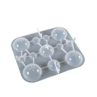 China DIY Crystal Dropper Mold, Semi-circular Sphere, Ice Grid, Table Decoration, Silicone Mold, Spot Wholesale for sale
