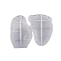 China Crystal Dropper Resin Feet Palm Plate Silicone Mold DIY Gypsum Cement Soap Box Ornament for sale