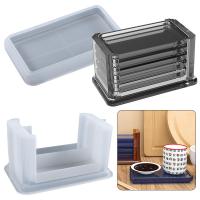 China DIY Crystal Dropper Coaster Set Mold Rectangular Coaster Set Rectangular Swing Table Silicone Mold for sale
