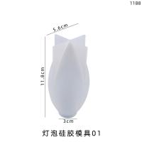 China DIY Crystal Dropper Mold Creative Atmosphere Light Bulb Table Decoration Silicone Mold Factory Wholesale for sale