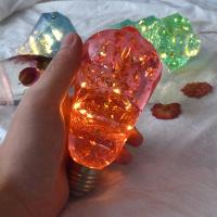China DIY Crystal Dropper Mold Creative Atmosphere Light Bulb Table Decoration Silicone Mold Factory Wholesale for sale