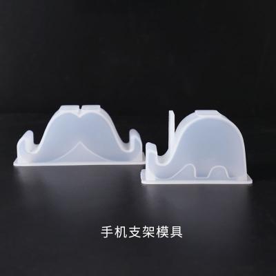 China DIY Crystal Dropper Mold, Mobile Phone Holder, Simple Table Layout, Office Decoration, Mirror Silicone Mold for sale