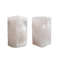 China 3D Basket Skeleton Ghost Candle Mold DIY Halloween Aromatherapy Gypsum Pendant Silicone Mold for sale