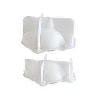 China DIY Aromatherapy White Whale Candle Pendant Grinding Dropping Resin Gypsum Tiger Whale Pendant Silicone Mold for sale