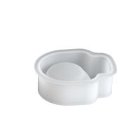 China Gypsum Cement Halloween Skull Ashtray Storage Box DIY Aromatherapy Candle Cup Silicone Mold for sale