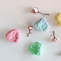 China Simulation Gypsum Rock Stone Ornament Silicone Mold DIY Irregular Aromatherapy Candle Dropper Mold for sale