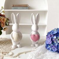 China Easter Rabbit Gypsum DIY Mold Egg Hug Heart Aromatherapy Candle Dropping Silicone Mold Cross Border Explosive Product for sale